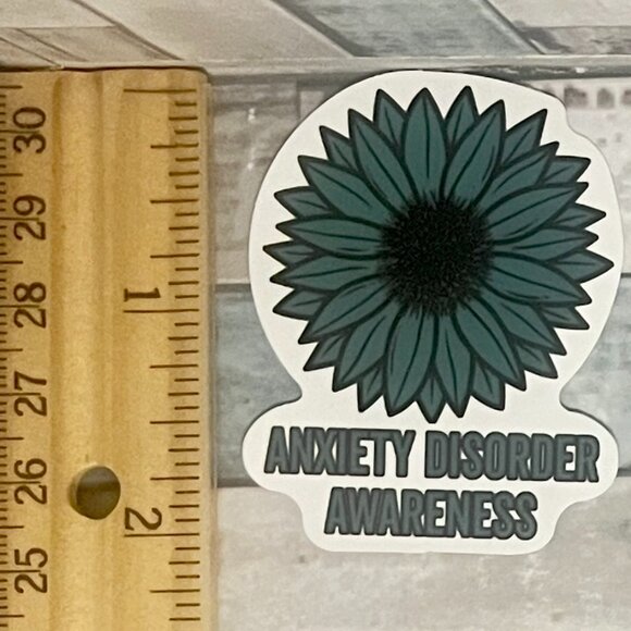 Design | 110 Anxiety Awareness Reusable Waterproof Vinyl Sticker Decal ...